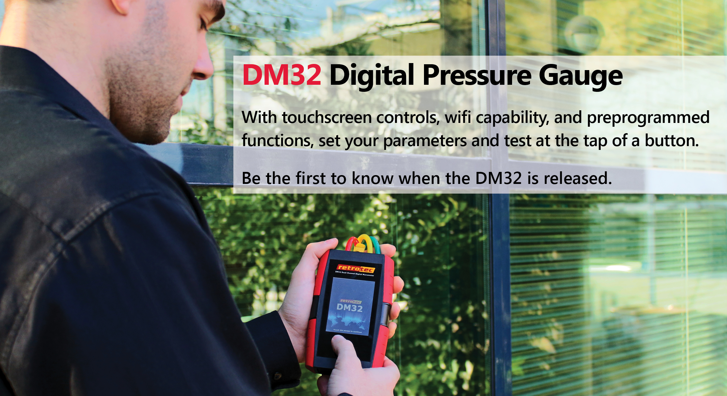 INTRODUCING the all new RETROTEC DM32 TOUCH-SCREEN DIGITAL MANOMETER - TruTech Tools, Ltd.